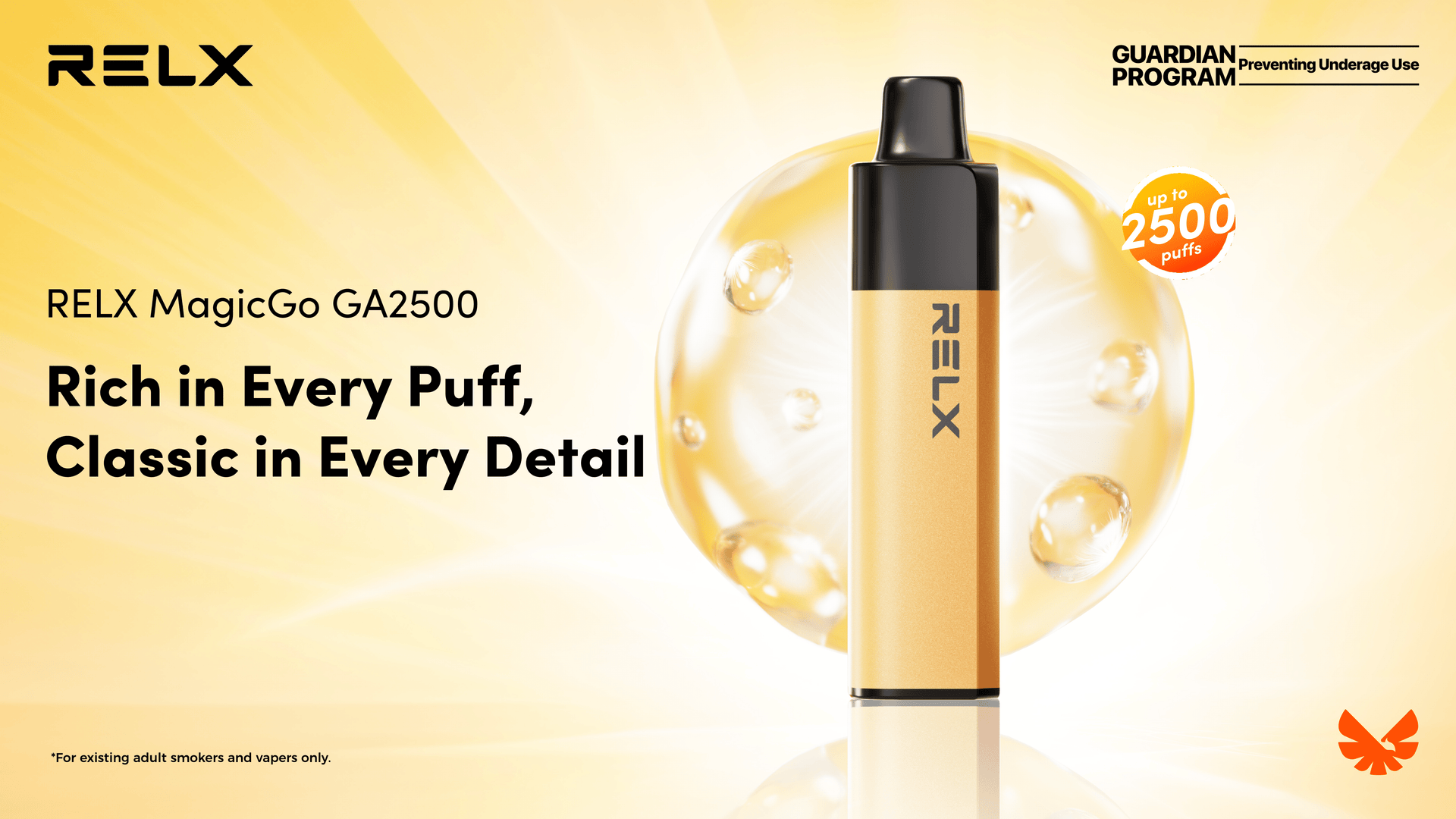 RELX MagicGo GA2500 Disposable Vape | RELXNOW Official