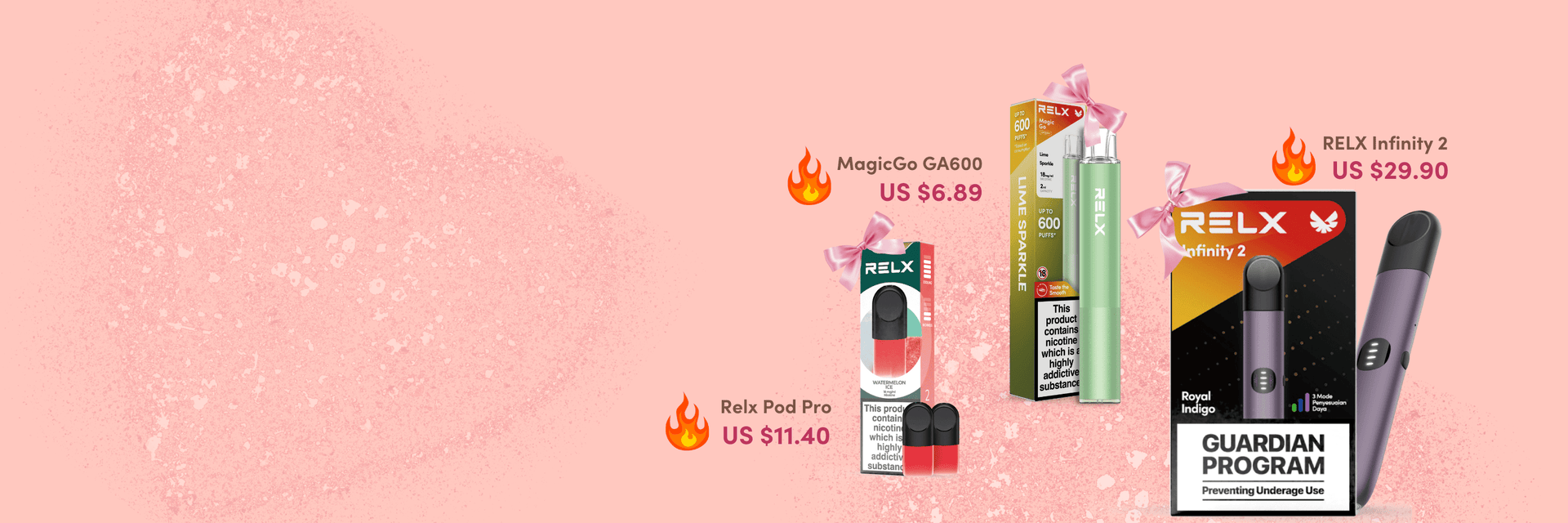 Online Shop for Pods & Vape Device & Disposable Vapes | RELX Official