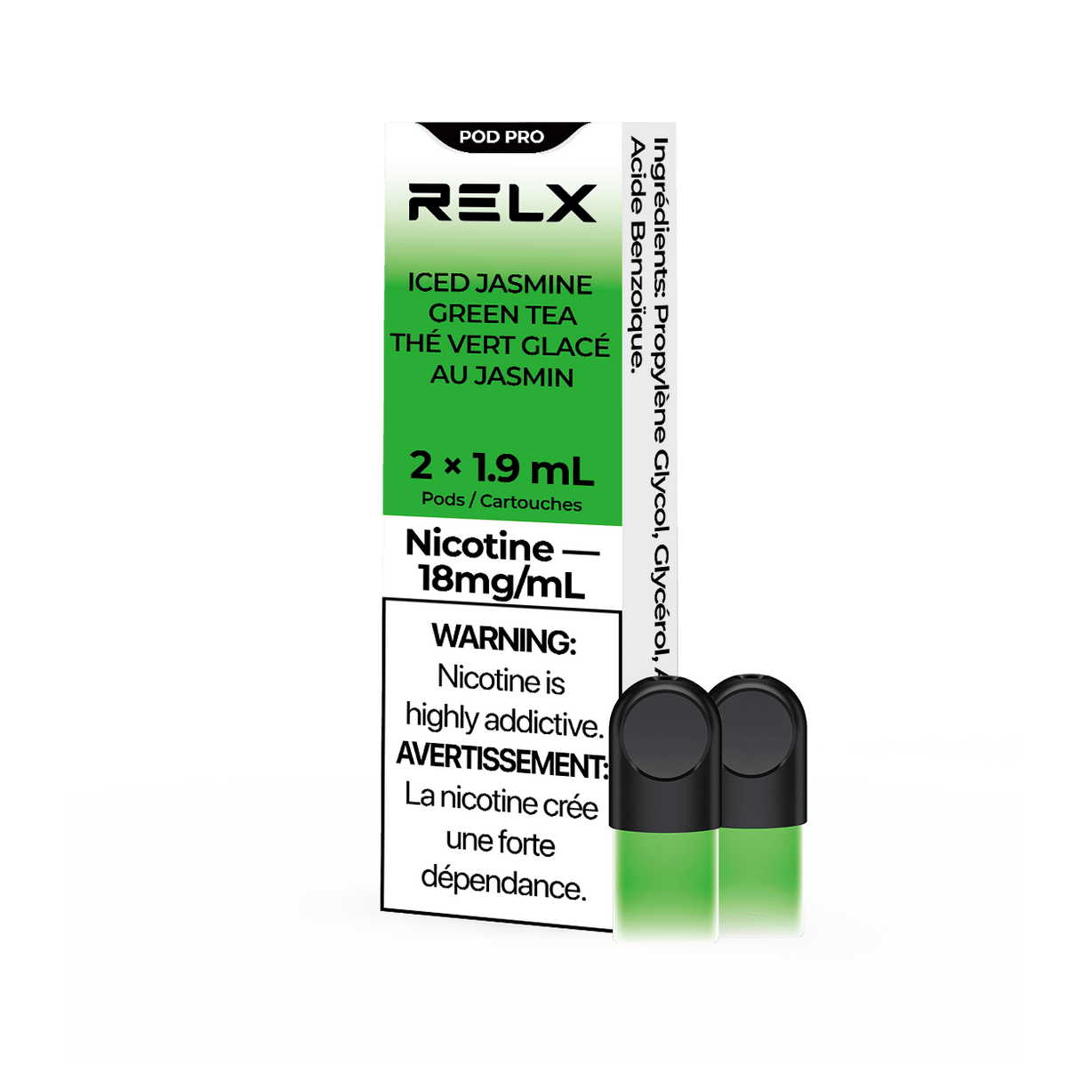 Buy RELX Pod Pro Iced Jasmine Green Tea | RELX Global Official