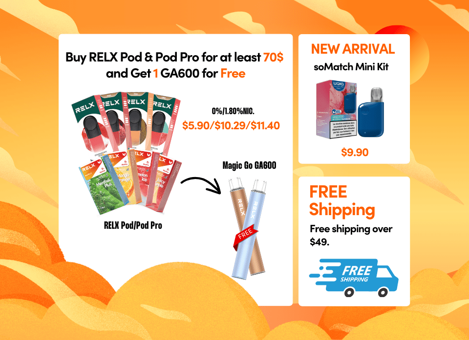 Online Shop for Pods & Vape Device & Disposable Vapes | RELX Official